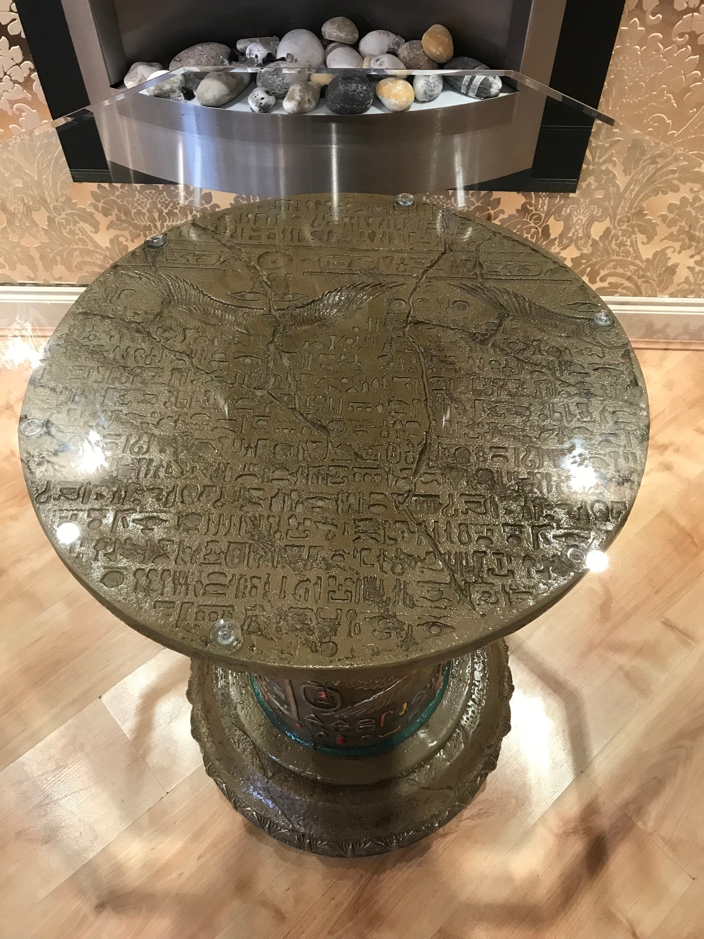 Egyptian Column Table - Etsy UK