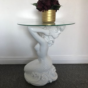Side Coffee Table Mermaid White - Etsy