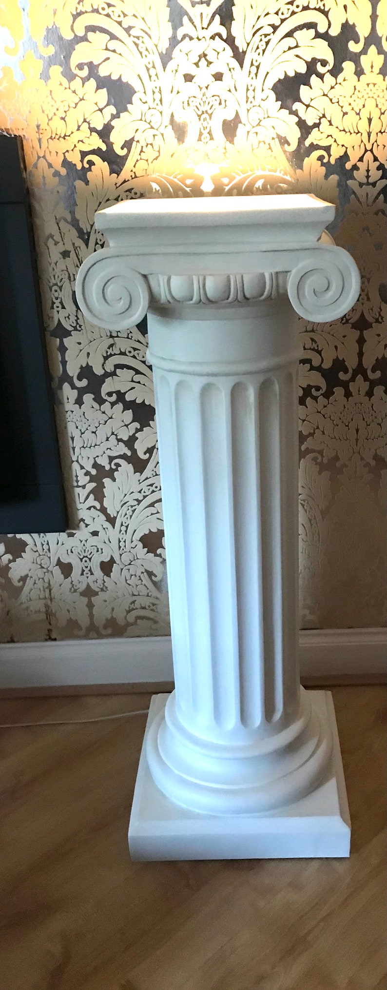Greek Column Floor up Lamp - Etsy