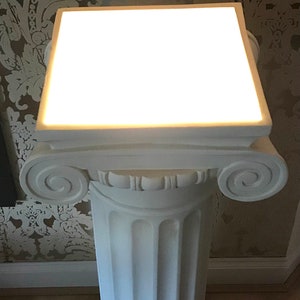 Greek Column Floor up Lamp - Etsy UK