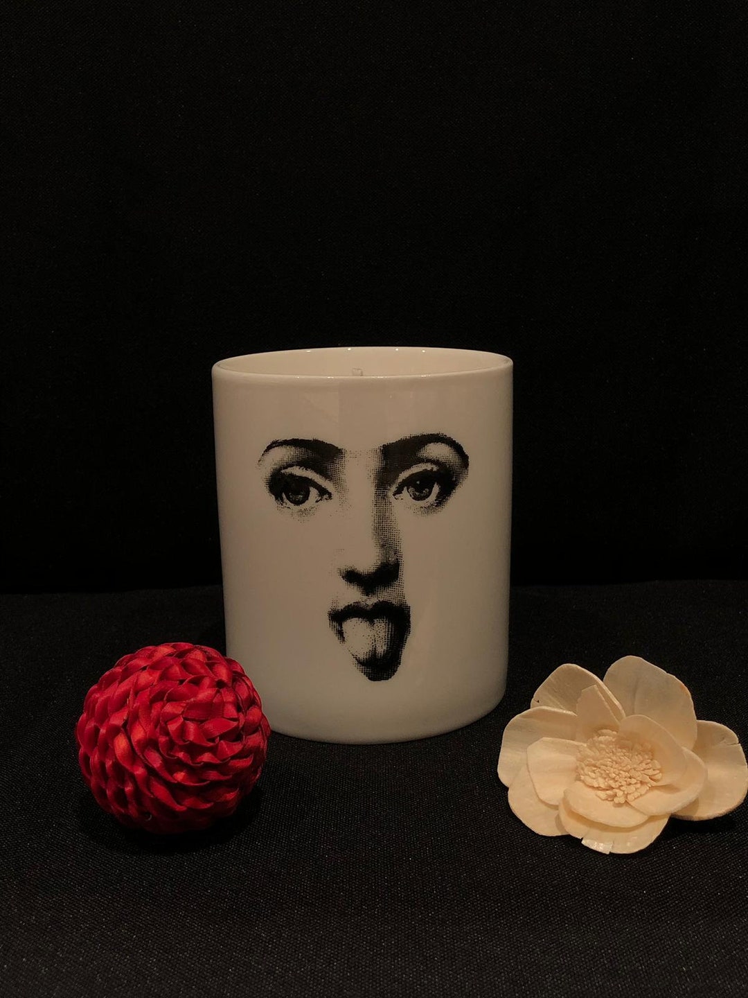 Luxury Scented Candle Face With Tongue - Etsy