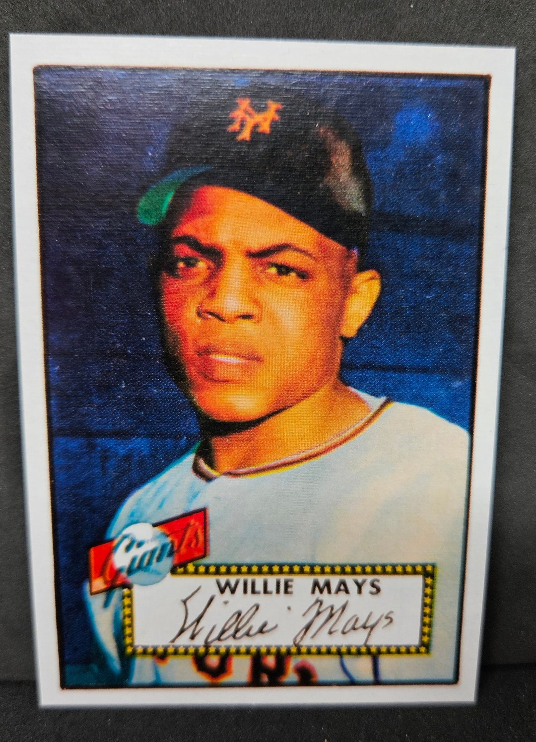 Decoy 1952 Topps Willie Mays 261 in Vintage 30yr Old Toploader - Etsy ...
