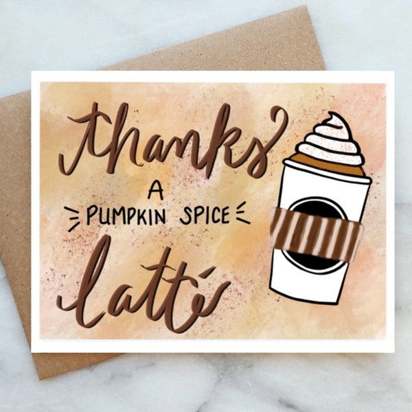 Pumpkin Thank You - Etsy