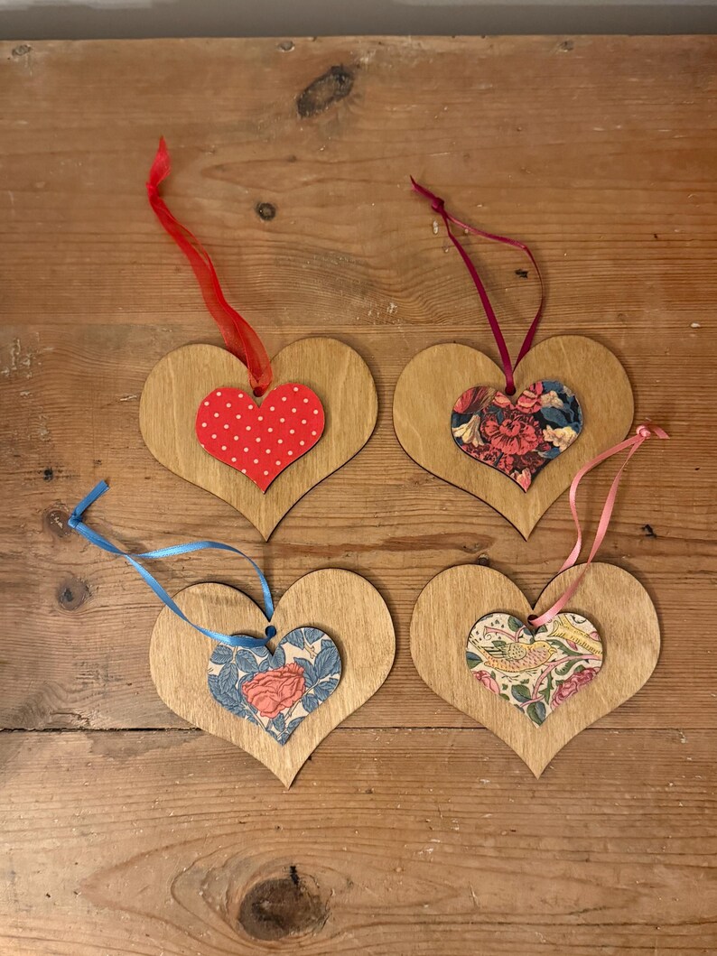 Wooden Playlist Heart | Personalised Music Gift | NFC Hanging Heart | A ...