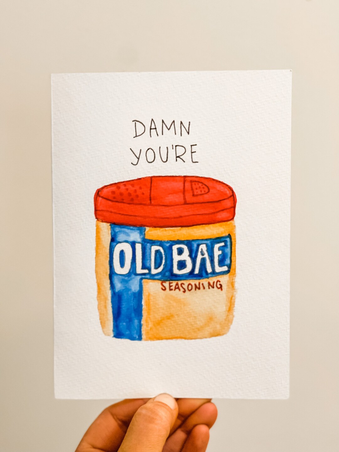 Damn Youre Old, Bae Birthday Card - Etsy