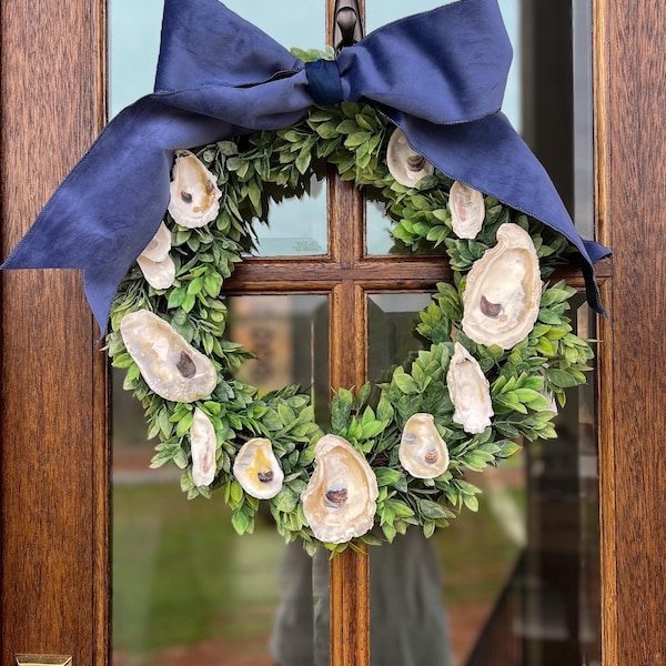 Oyster Shell Wreath - Etsy