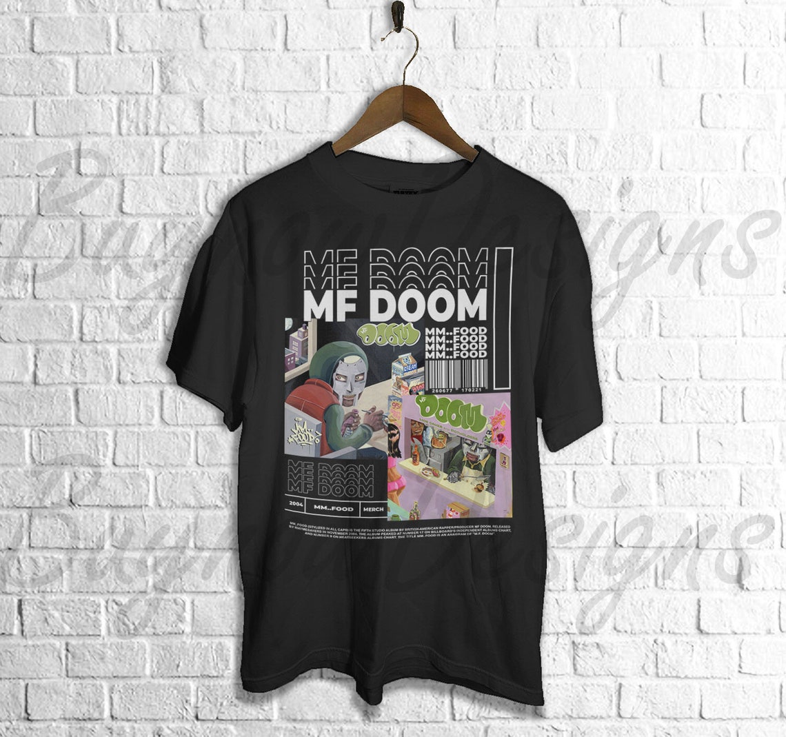 Vintage Mf Doom Shirt Mf Doom Merch Mf Doom Mm..food - Etsy UK