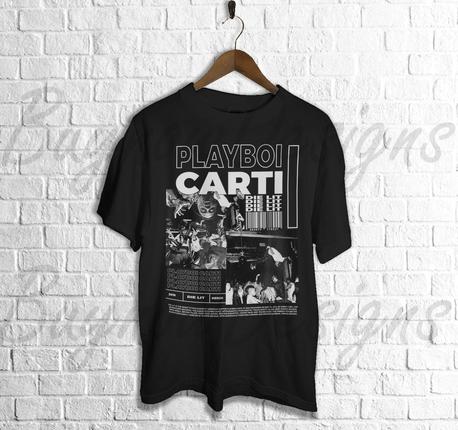 Vintage Playboi Carti Shirt, Playboi Carti merch, Playboi Carti - Die ...