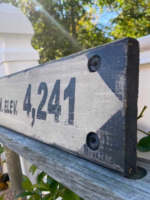 KILLINGTON Mountain Sign With Elevation (free Shipping) - Etsy