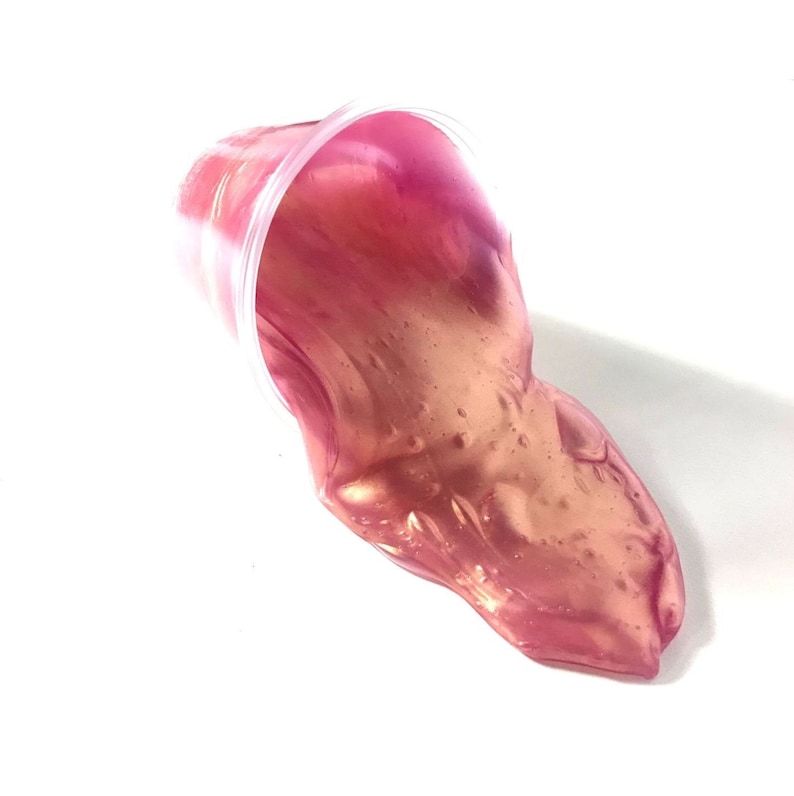 Rose Gold Slime, Pink Metallic Slime, Pink Gold Slime, Metallic Slime ...