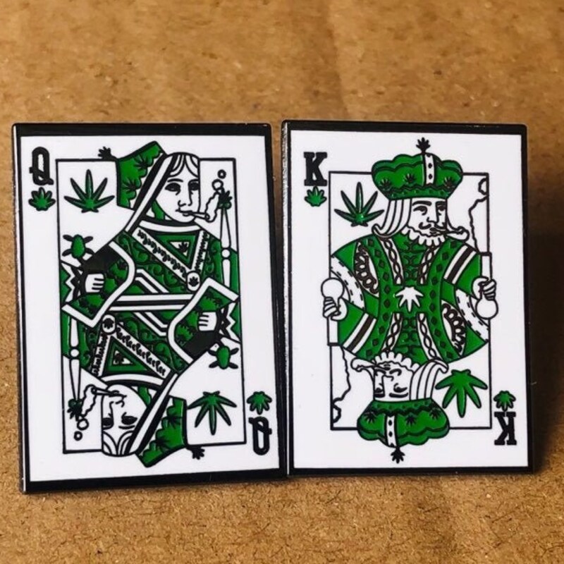 Poker Enamel Pin - Etsy