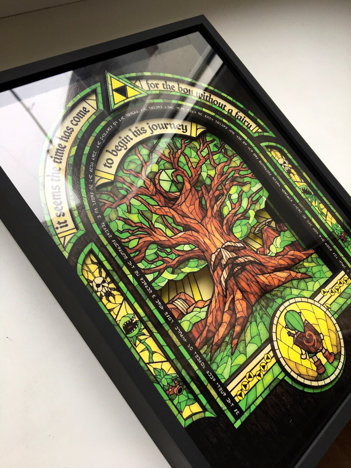 The Legend Of Zelda Shadow Box | Etsy