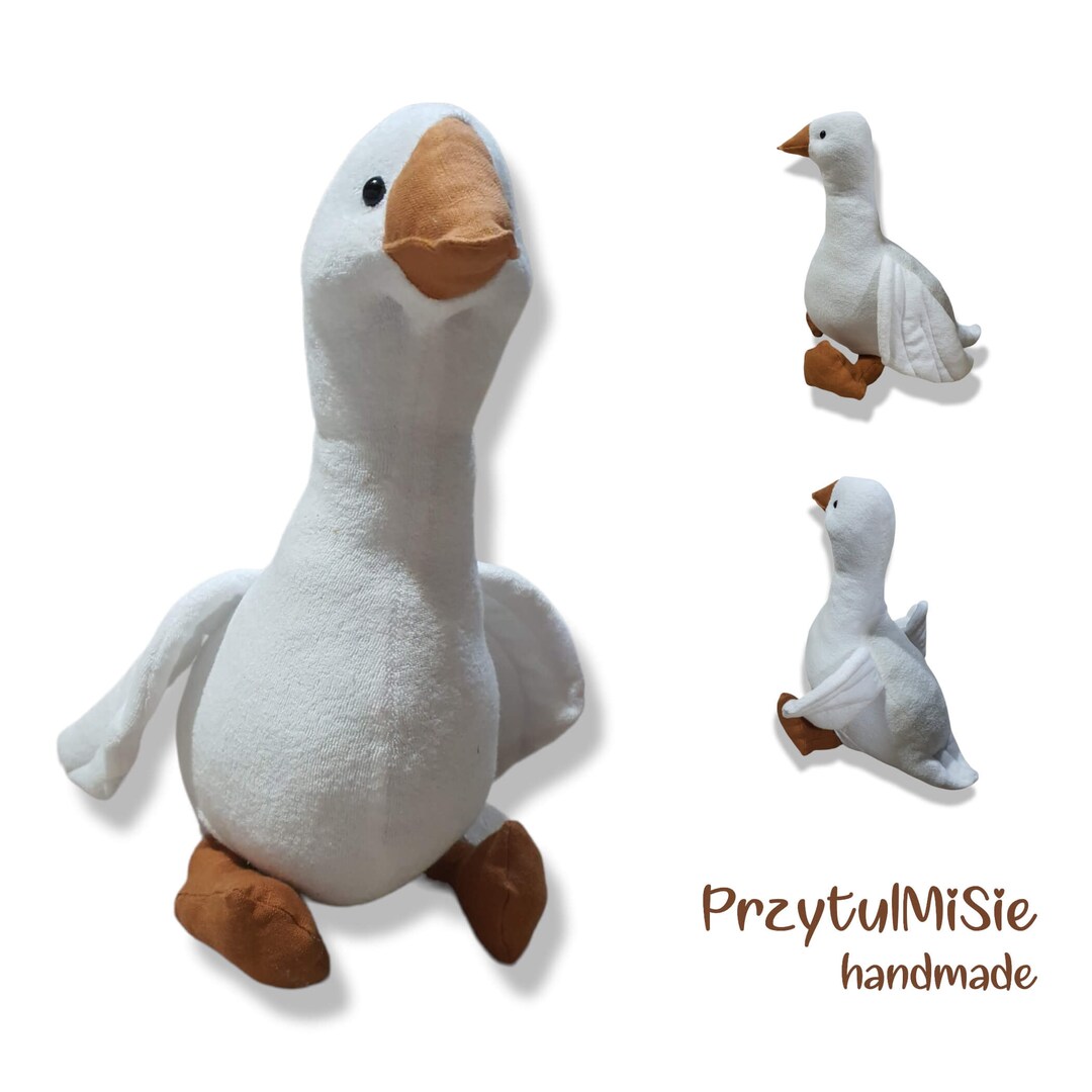 Goose Plush, Cotton Goose Toy, Canada Goose, Goose Nursery Décor ...
