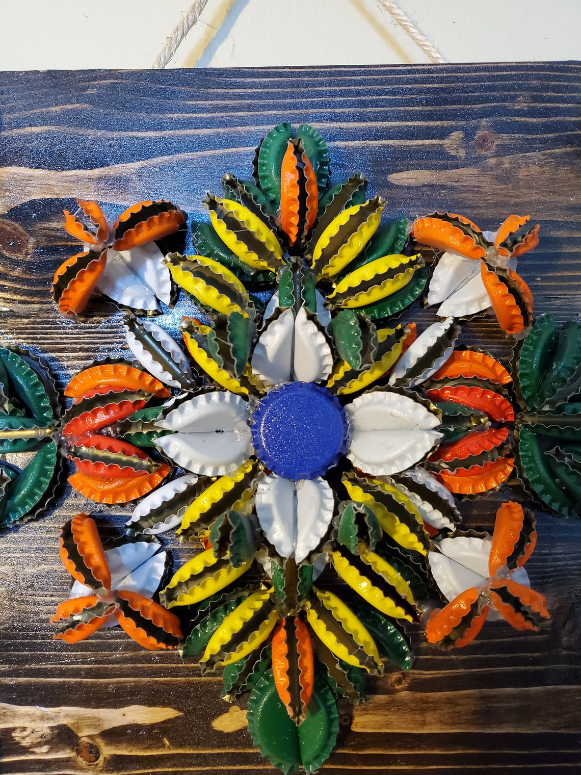 Bottle Cap Art Piece - Etsy