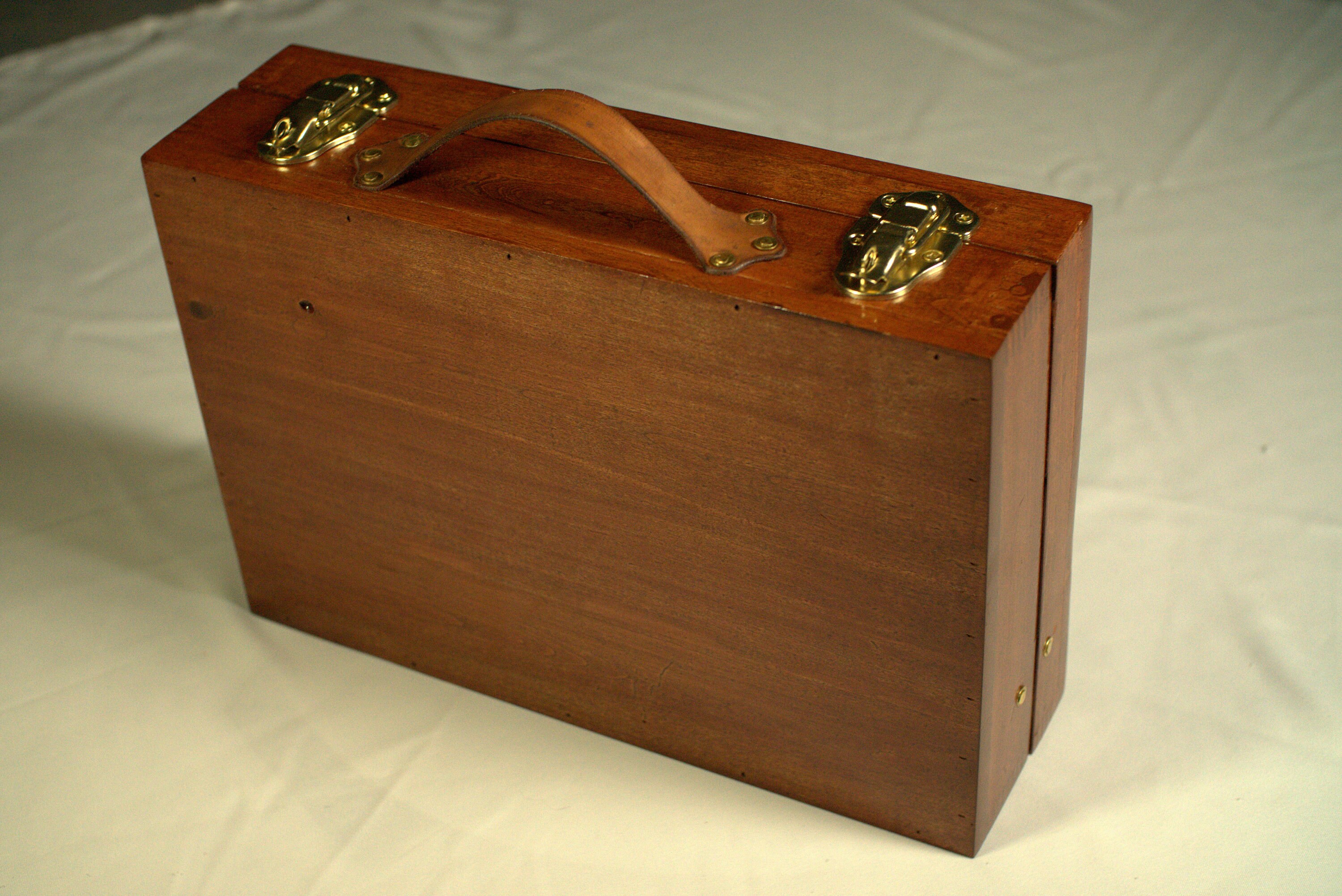 Small Handmade Wood Gun Case Firearm Safe Box Carrying and | Etsy