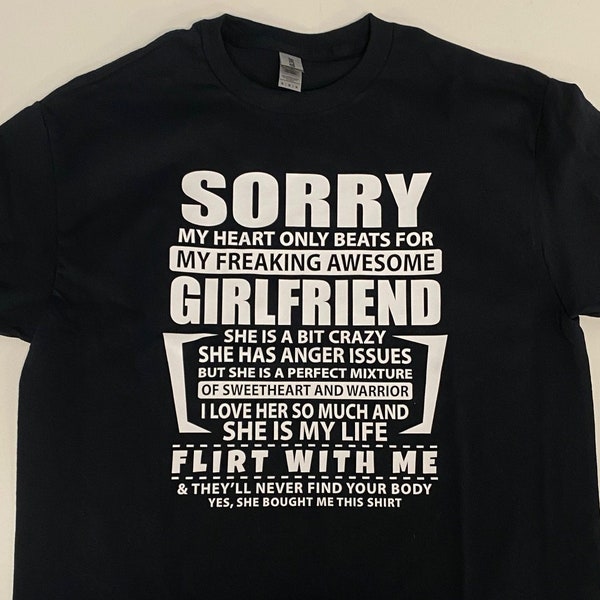 Girlfriend T Shirts for Boyfriend - Etsy