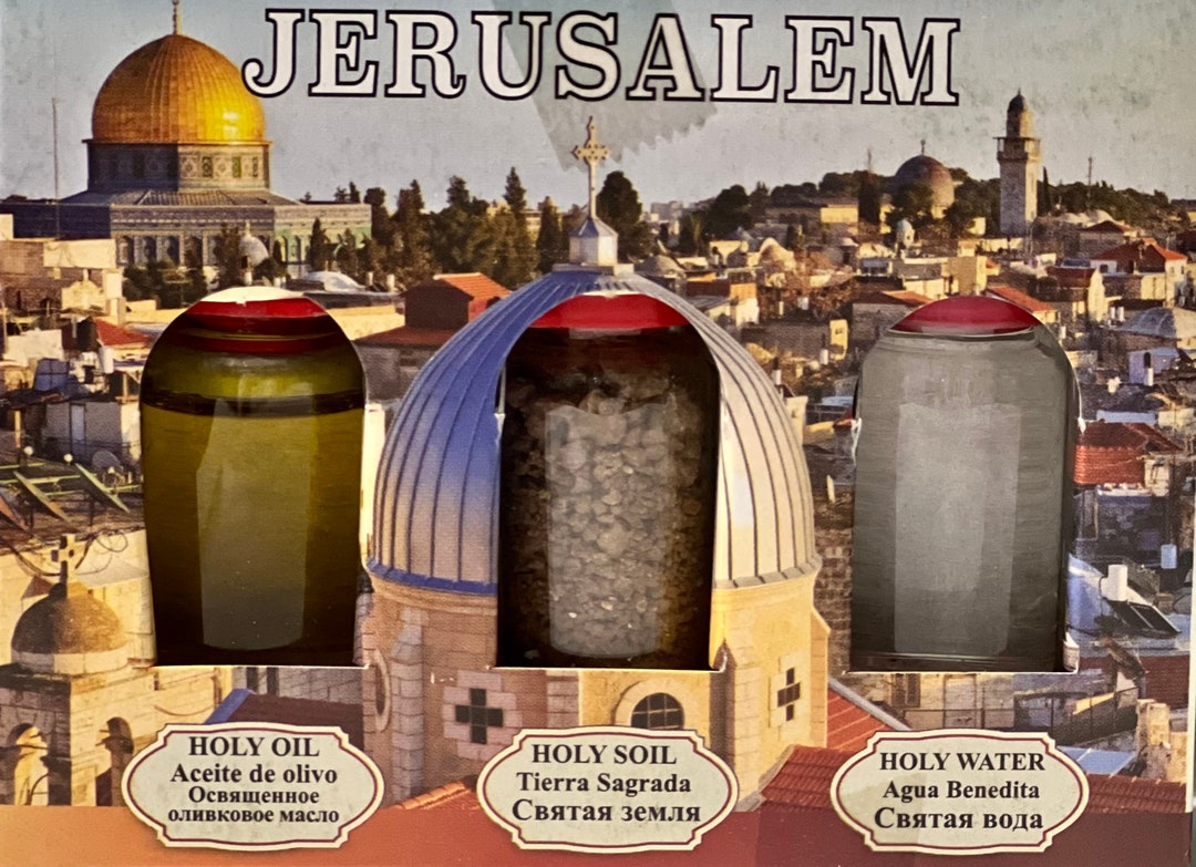 Holy Land Holy Water and Holy Oil From the Jordan River in Jerusalem ...