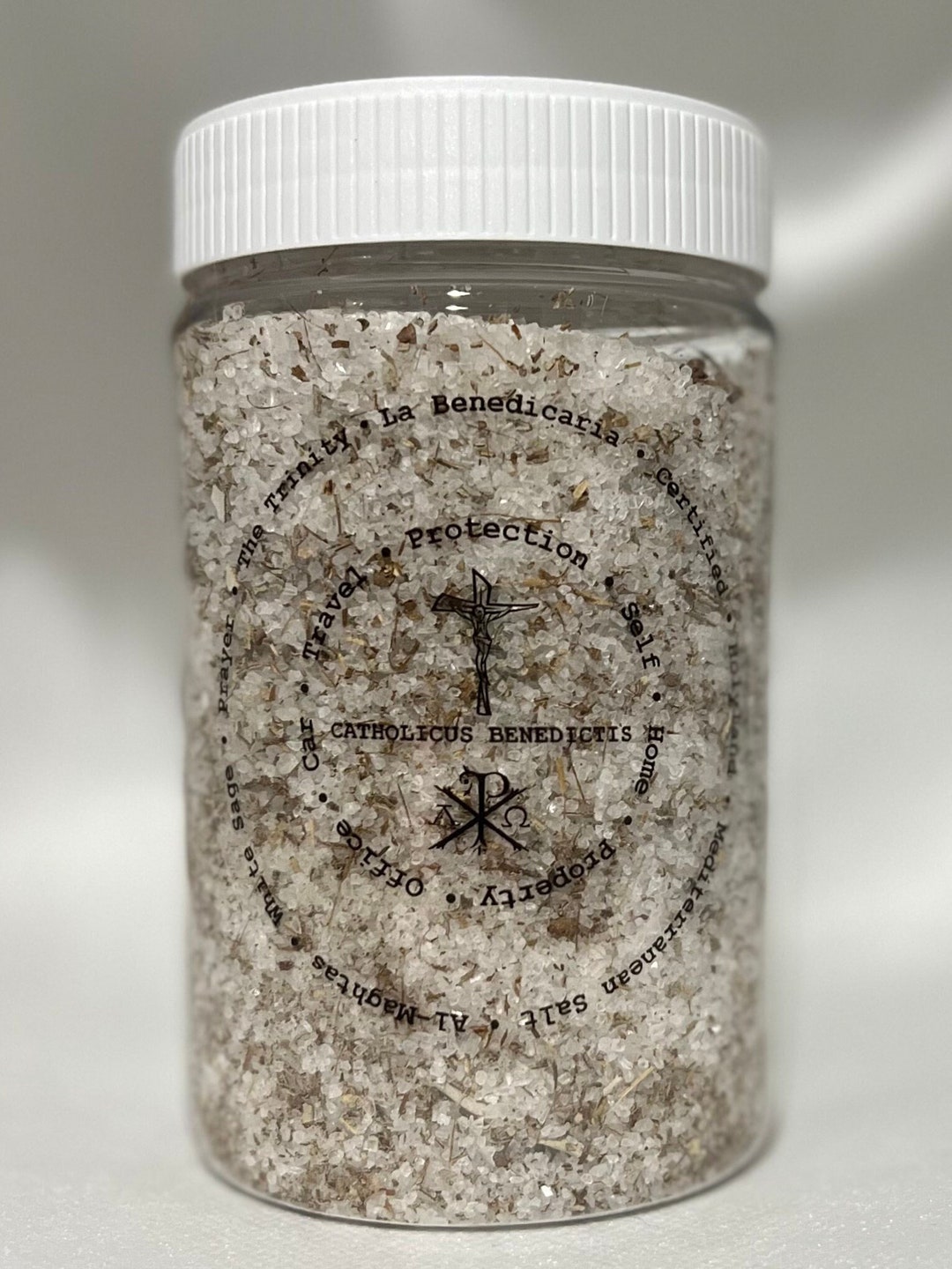 Blessed Catholic Salt in La Benedicaria Property Person Holyland 1.5lb ...
