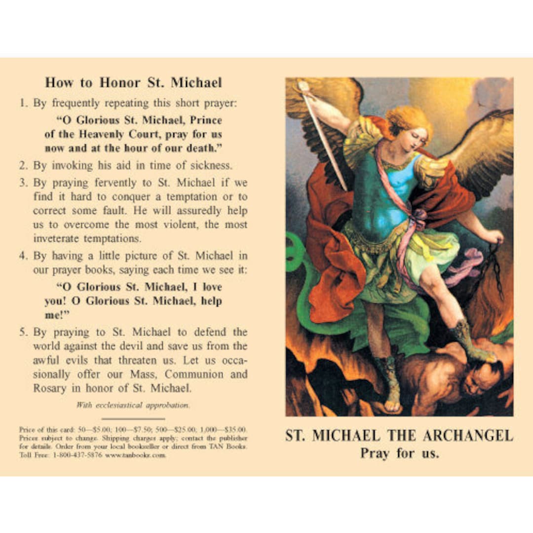 Saint Michael Archangel Prayer