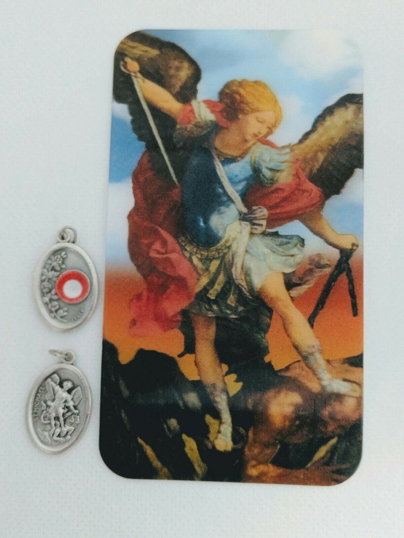 St. Michael Archangel 3rd Class Relic With Free Card # ...