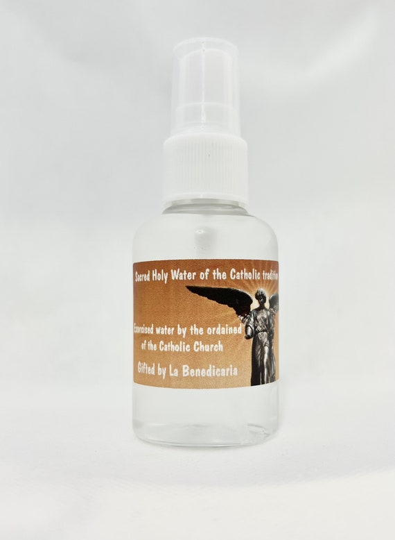 Catholic Exorcised Holy Water Gifted With Spray Bottle | Etsy