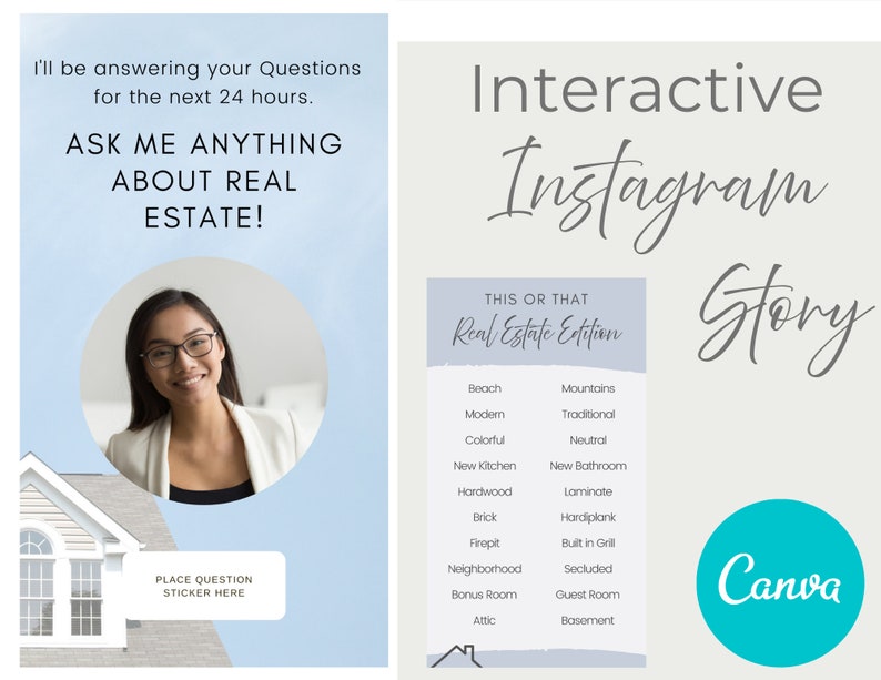 14 Interactive Instagram Post Templates Instant Download - Etsy