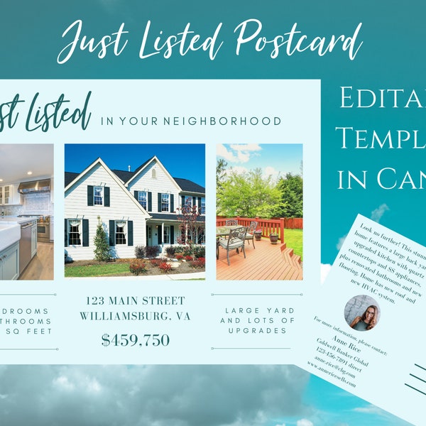 Just Listed Postcard - Etsy
