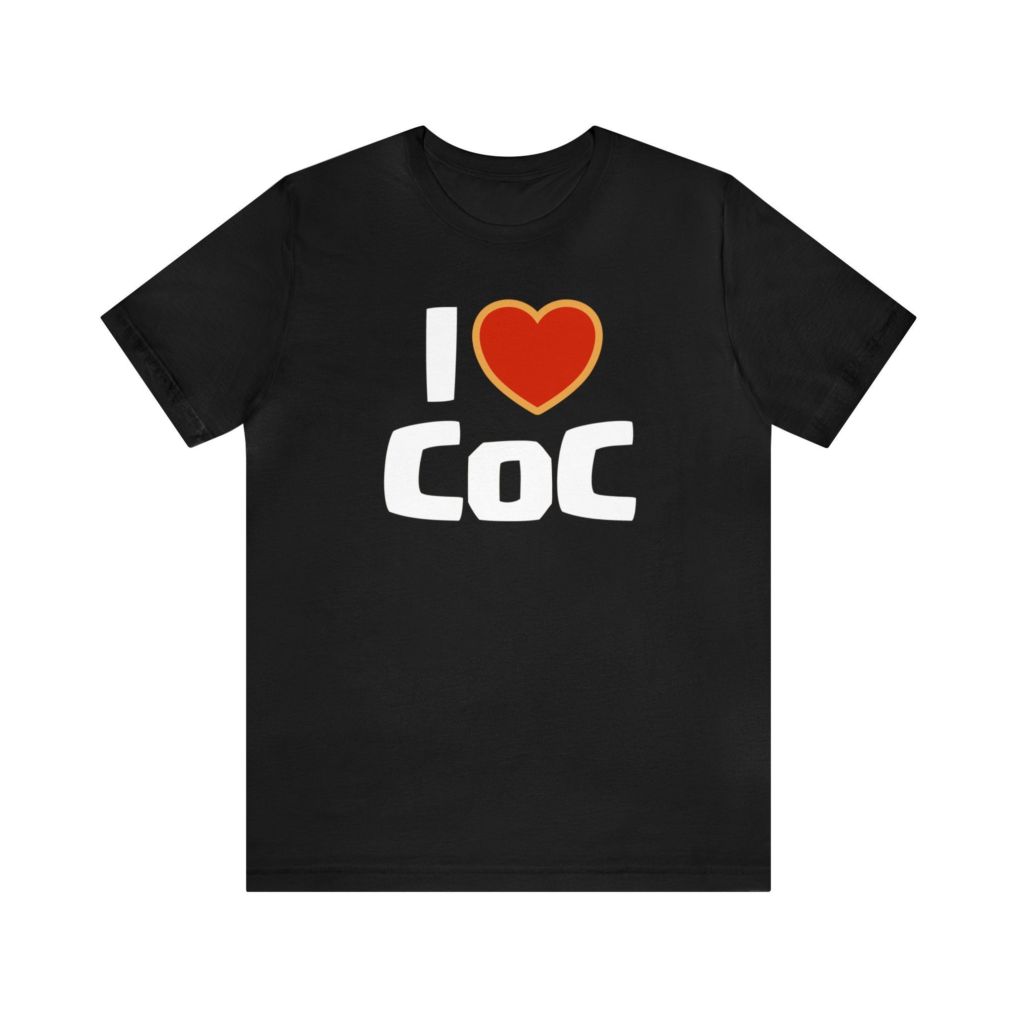I Love Coc T-shirt, I Heart Clash of Clans T-shirt, Funny Clash of ...