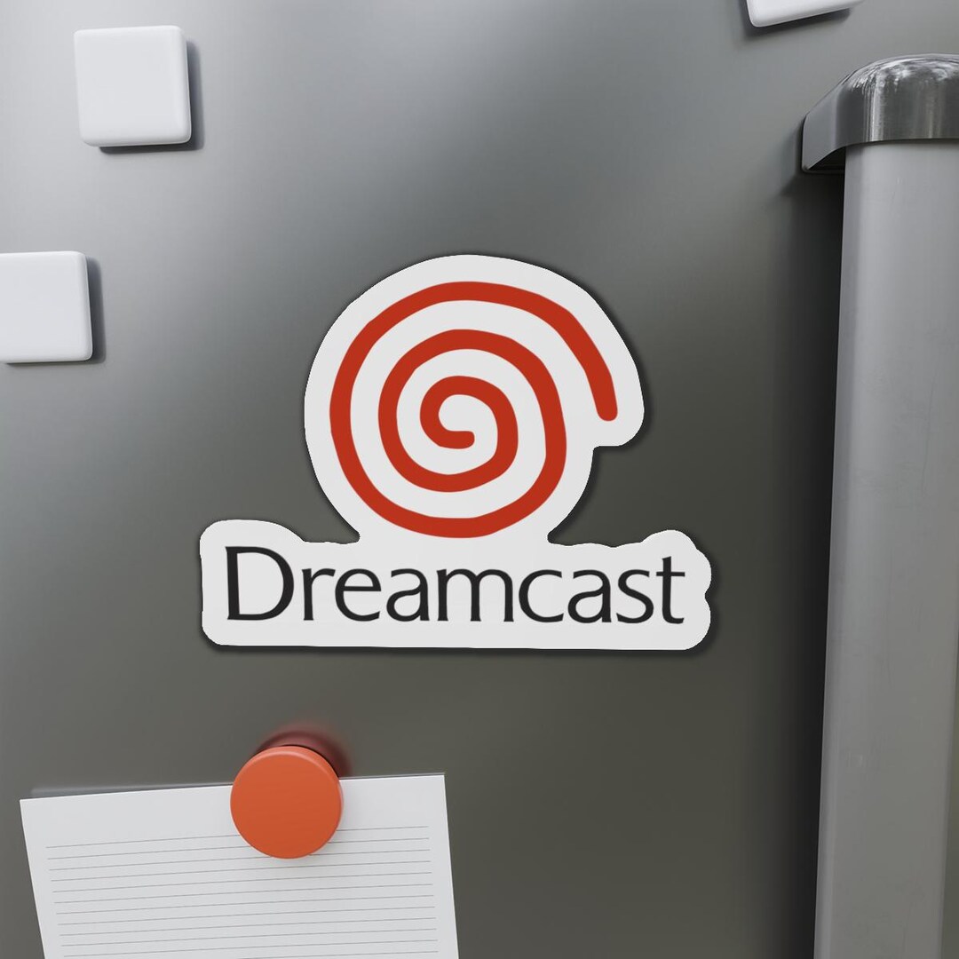 Dreamcast Logo Magnet, Retro Video Game Fridge Magnets, Gaming Room ...