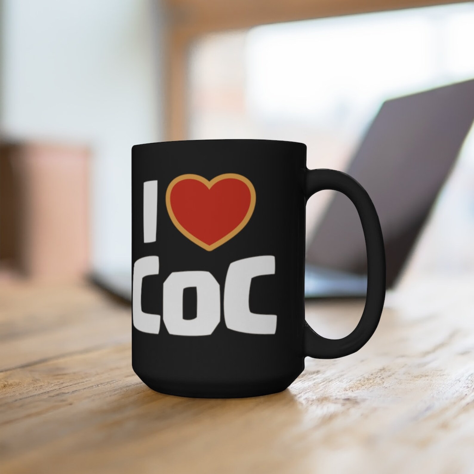 I Love Coc Mug I Heart Clash of Clans Mug Funny Clash of - Etsy