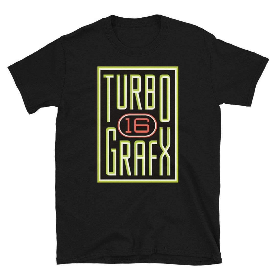 Turbografx 16 Logo T-shirt, NEC PC Engine Shirt, Retro Video Game ...