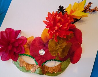 Leaf Masquerade Mask - Etsy