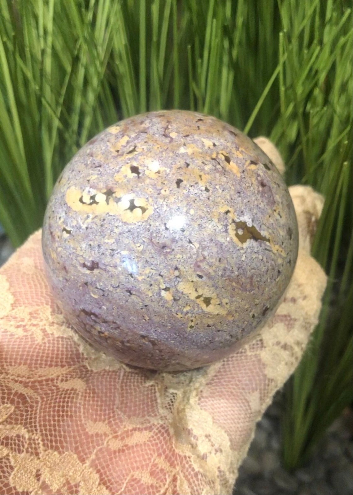 55mm Ocean Jasper Sphere | Etsy