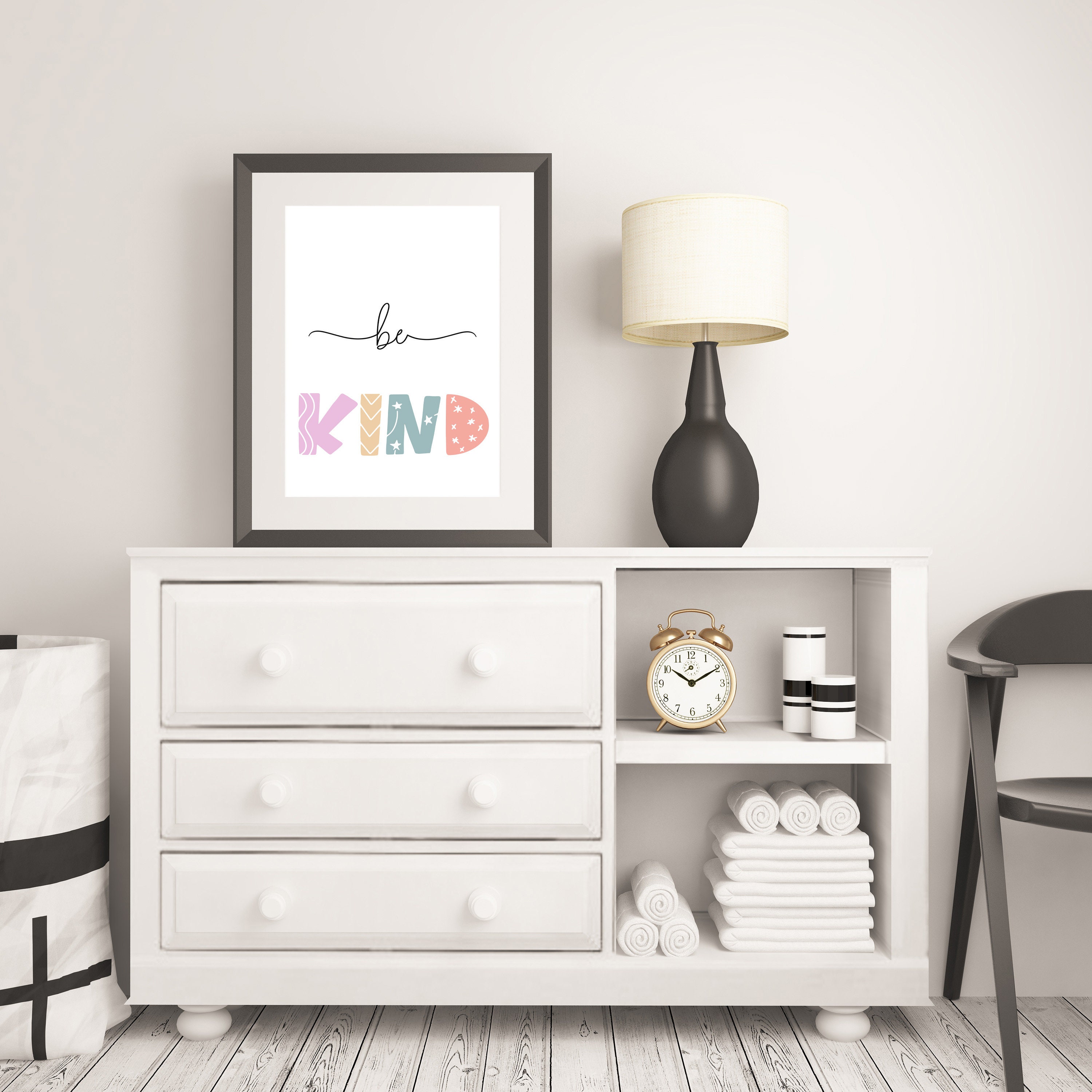 Classroom Posters Be Kind Kids Art Print for Class Room | Etsy