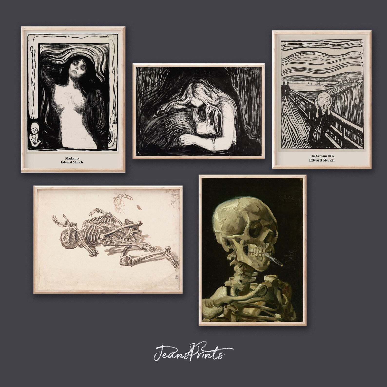 Edvard Munch the Scream Surreal Art for Halloween Wall - Etsy