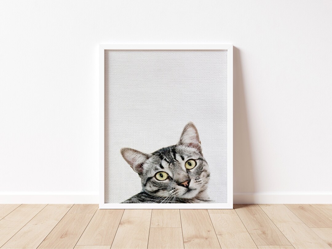 Cat Decor, Cat Poster, Kitten Nursery Prints, Printable Wall Art for ...