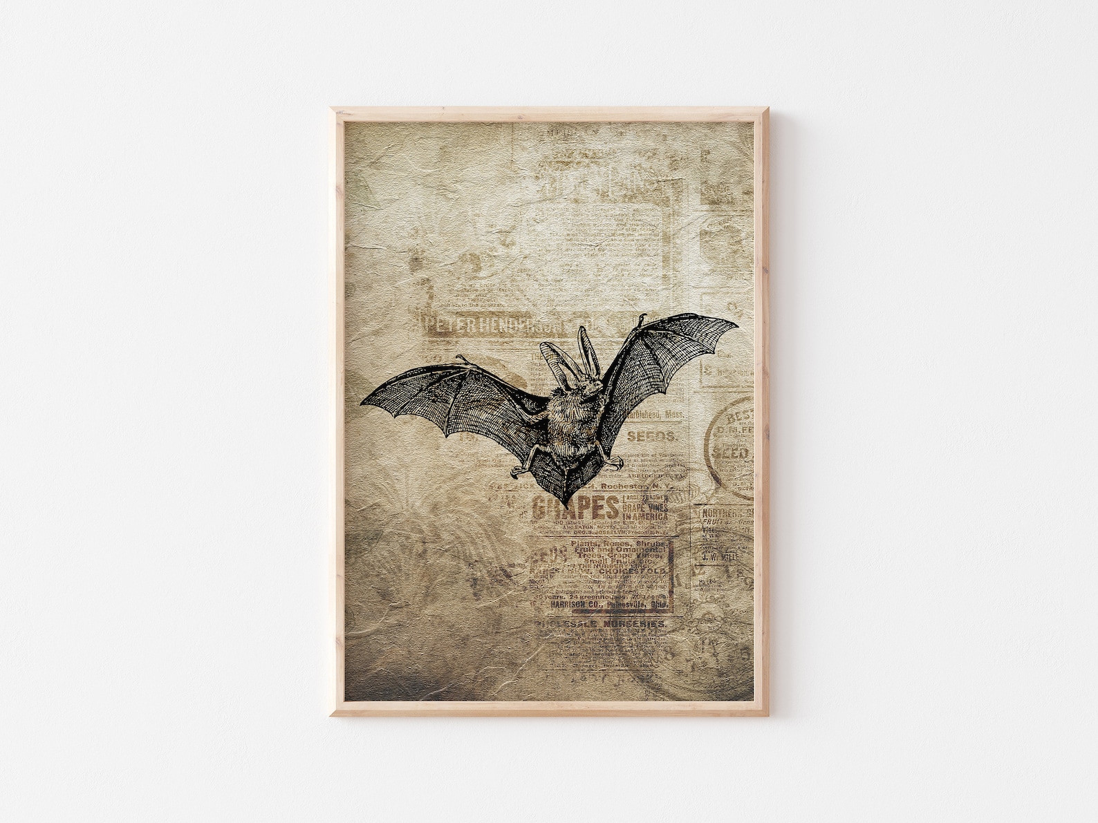 Bat Wall Decor for Halloween Wall Decor Halloween Printable - Etsy