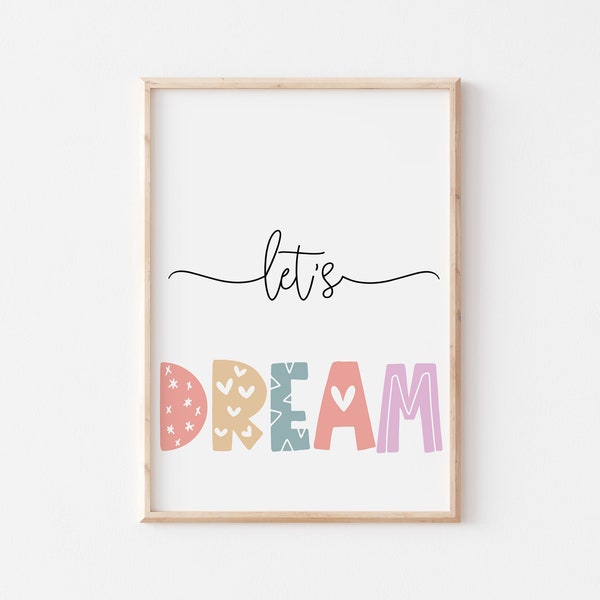 Dream Print - Etsy