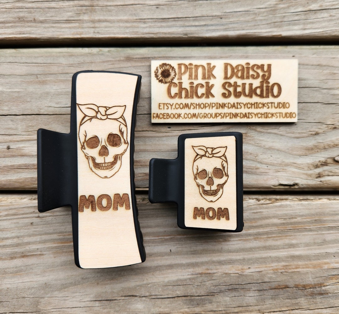 Hair Clip Blank, Wood Hair Claw Diy, Wood Blanks, Laser Cut Blanks ...