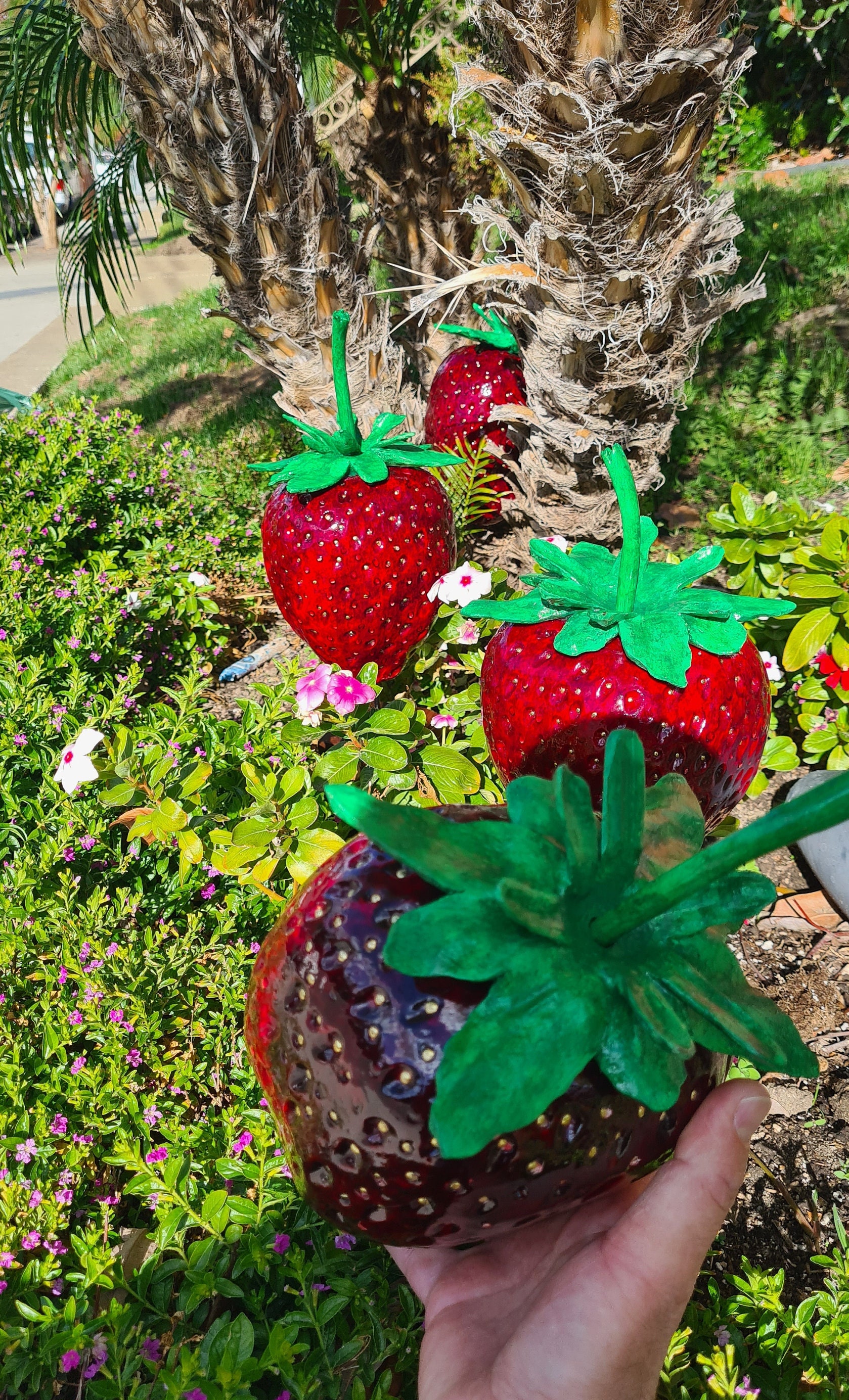 Strawberry/ Wood/ Wooden Strawberry/ Handmade/ Gift/ Strawberries/ Home ...