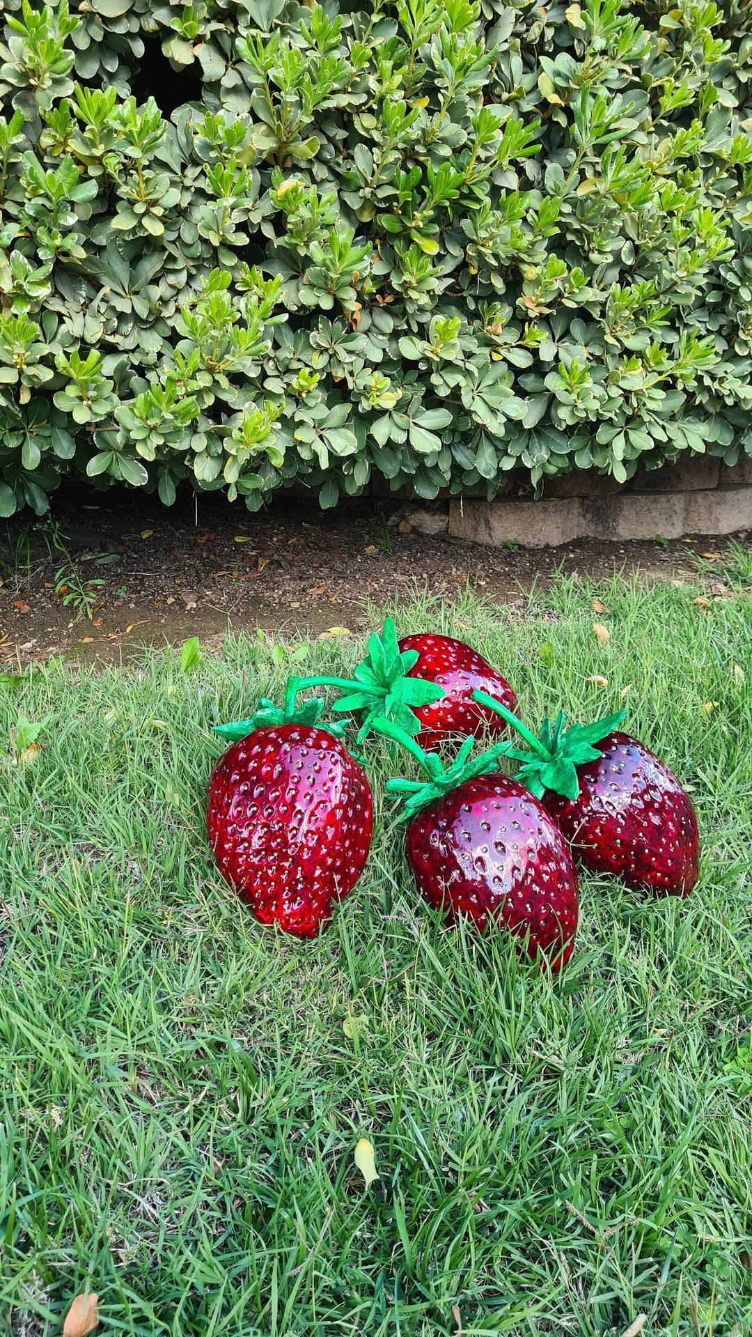 Strawberry/ Wood/ Wooden Strawberry/ Handmade/ Gift/ Strawberries/ Home ...