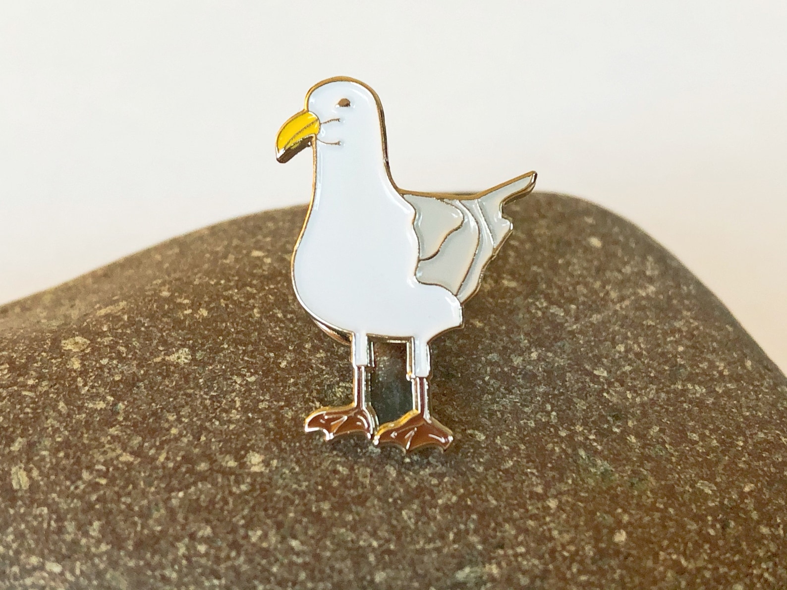 SEAGULL Pin Sea Bird Gull Enamel Metal Lapel Pin Badge - Etsy UK