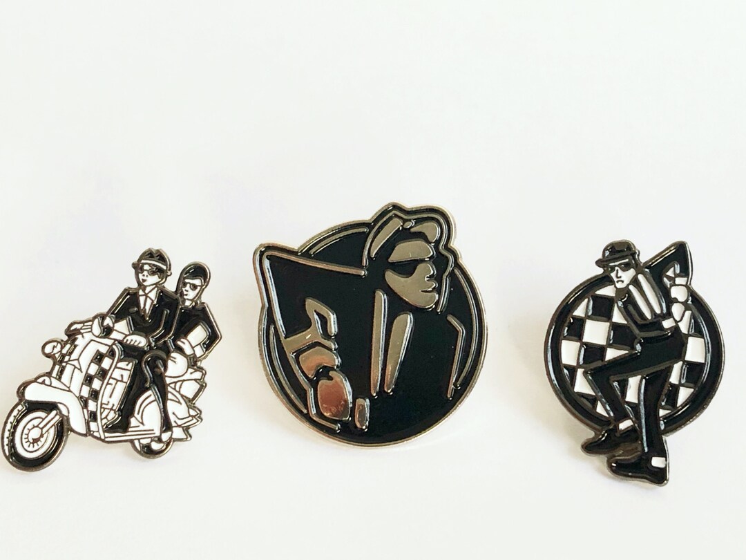 SKA PIN Music Scooter-mod Enamel Metal Lapel Pin Badge Ska Couple Ska ...