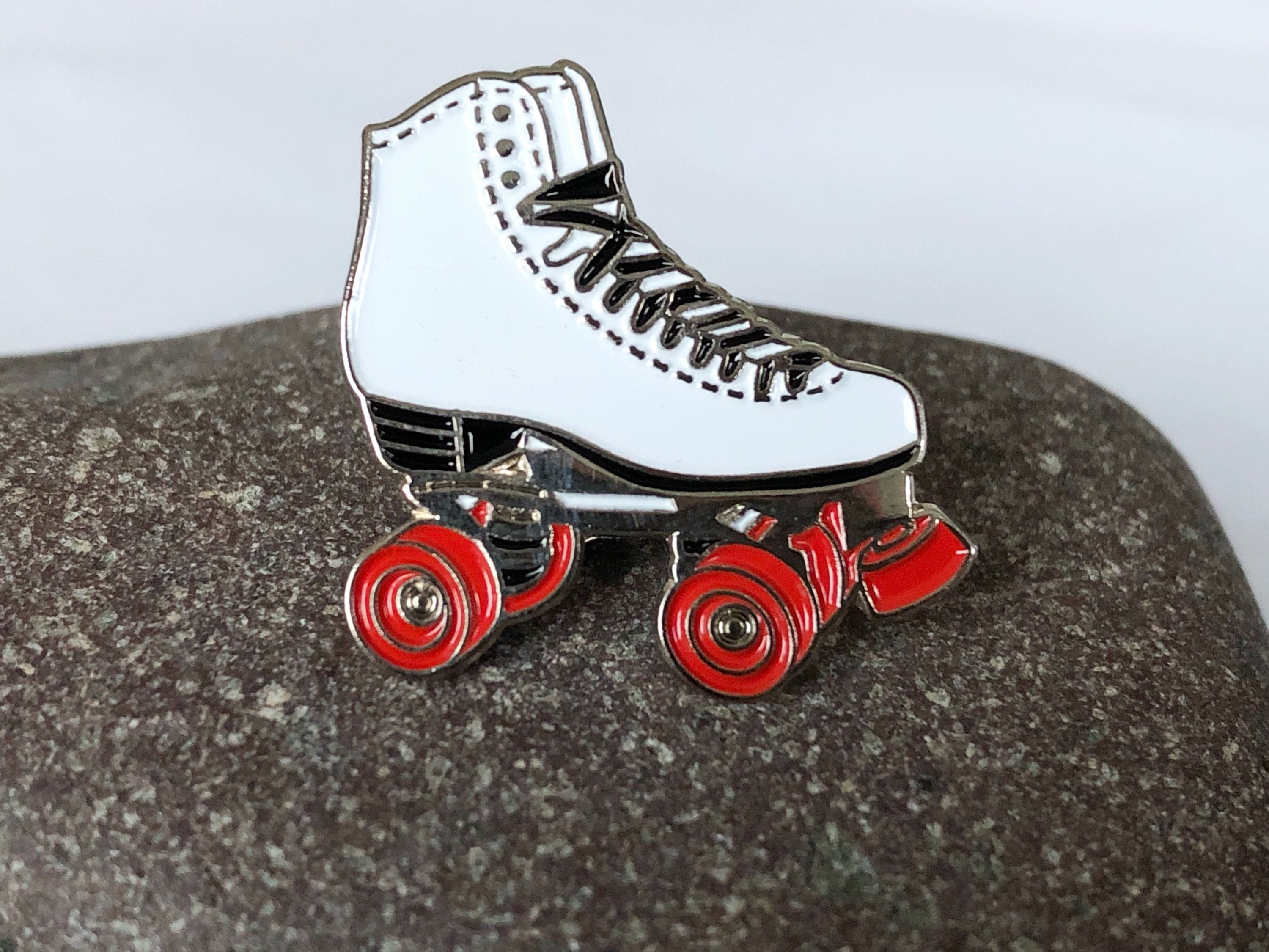 ROLLER SKATE Pin Enamel Metal Lapel Pin Badge - Etsy Canada