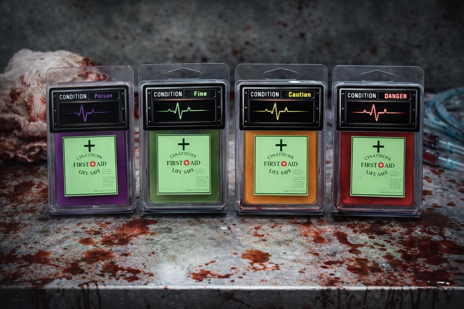 Resident Evil-inspired First Aid Wax Melts | Survival Item Scent ...