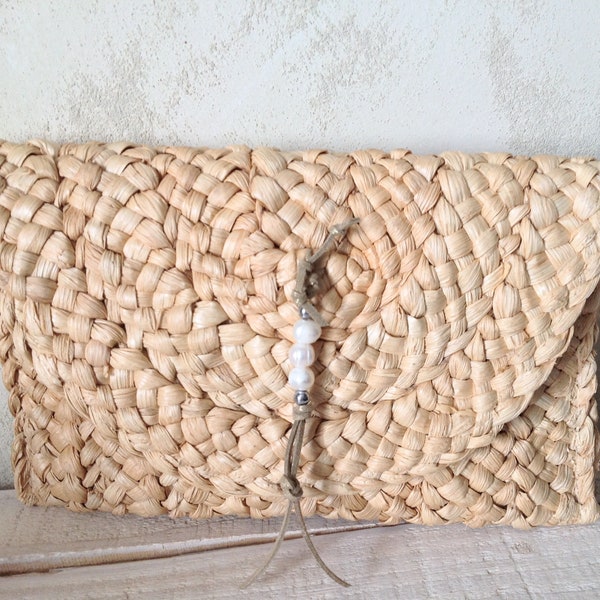 Straw Pouch - Etsy