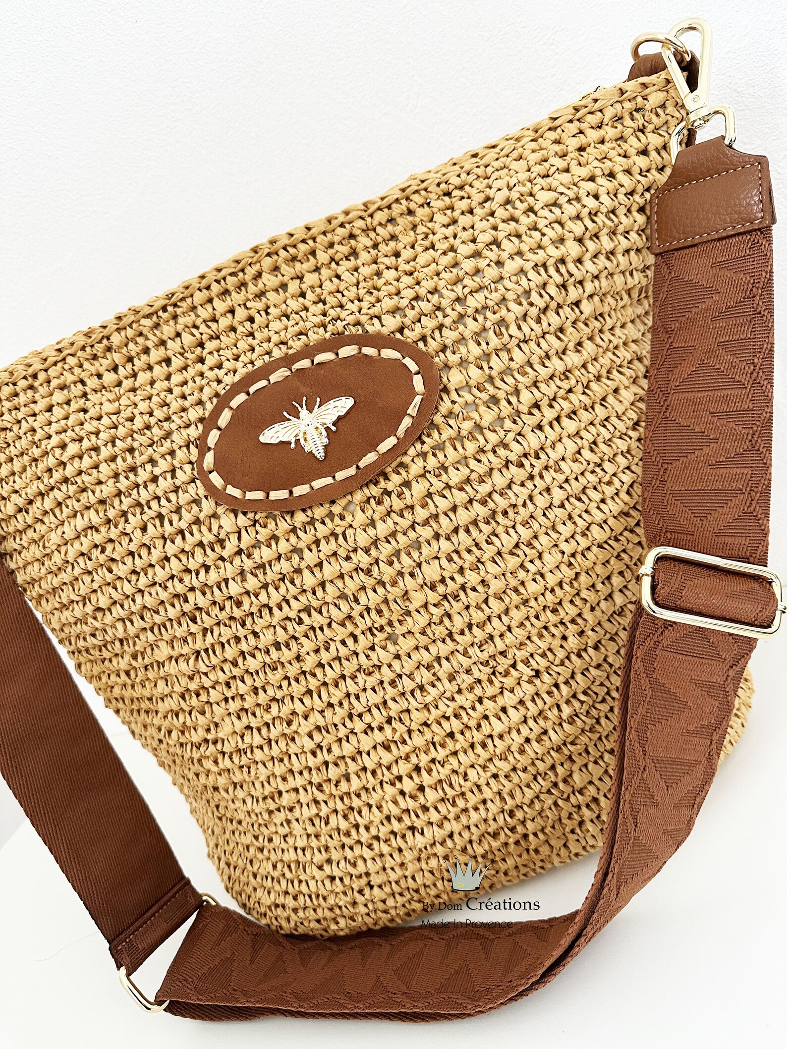 Sac raphia besace , sac boho chic, palm tree bag, sac boho, sac summer ...