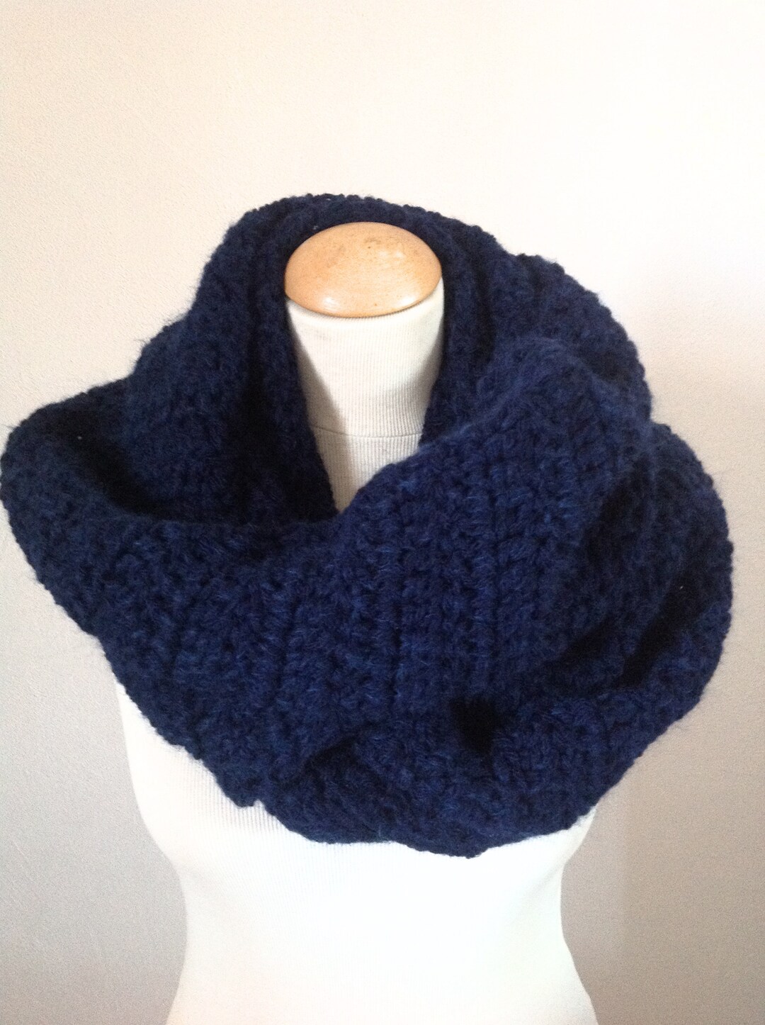Neck-neck Scarf Grand Snood Double Tower Mohair Wool - Etsy