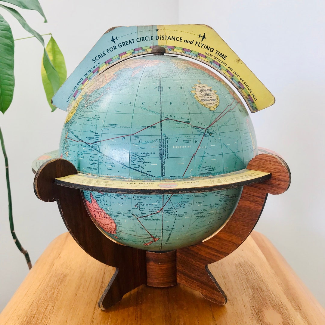 Vintage WWII Aviation Globe - Etsy