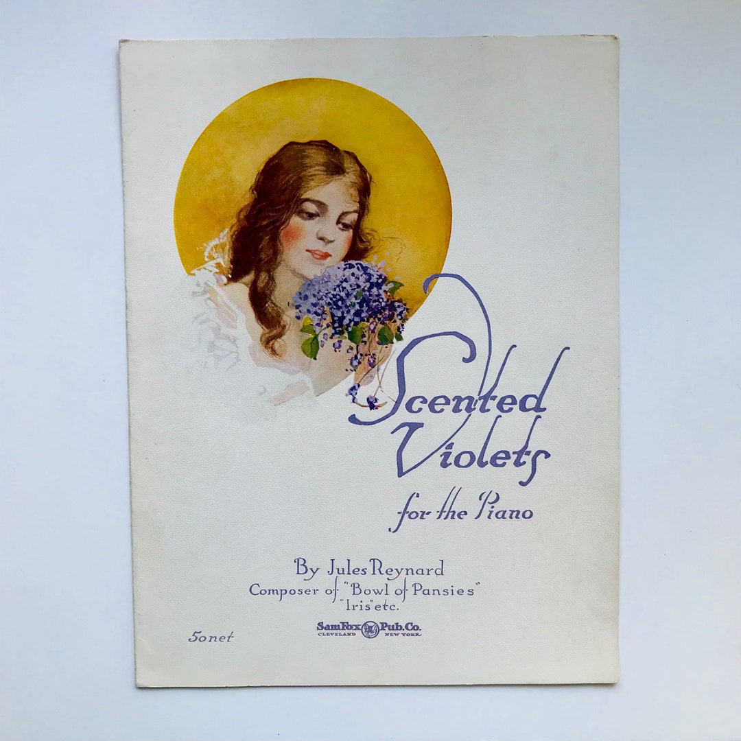 Antique 1920s Scented Violets Piano Sheet Music - Etsy